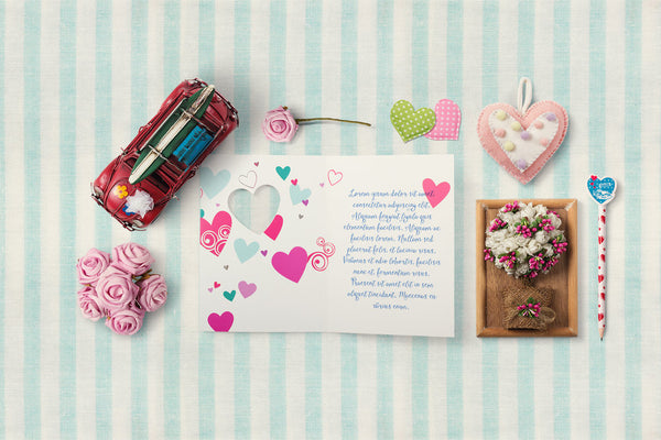 Valentines Day Scene Mockup - Mockup Hunt