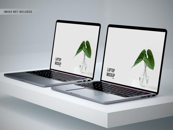 Realistic Laptop Mockup Design Psd - Mockup Hunt