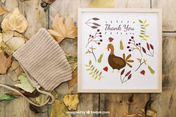 Thanksgiving Mockup Psd - Mockup Hunt