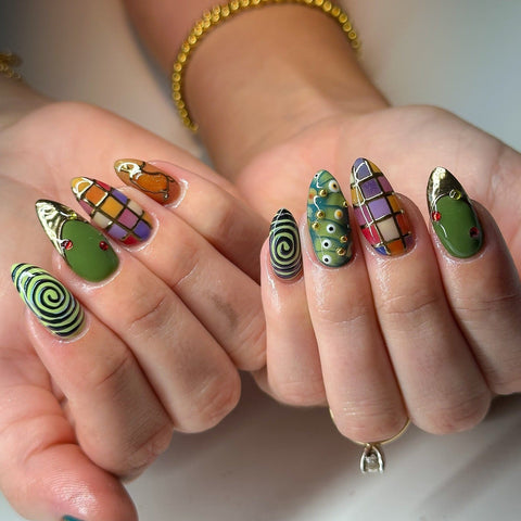 15 Trend-Setting Crazy Nail Ideas - Mockup Hunt