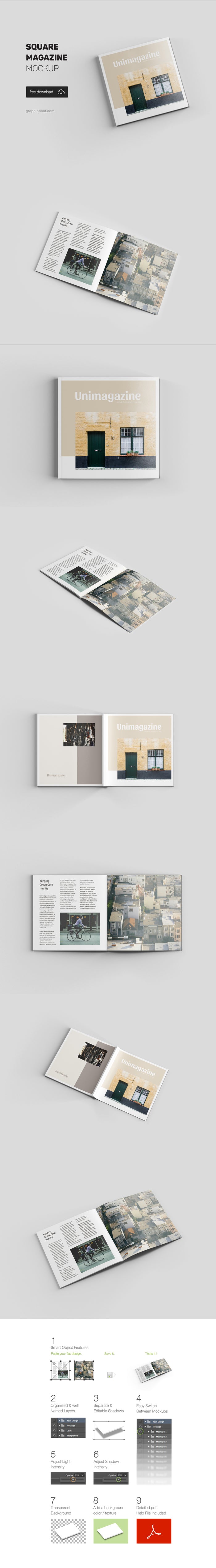 Free Books & Magazines Mockups | Free Psd Mockup Templates Page 4 ...