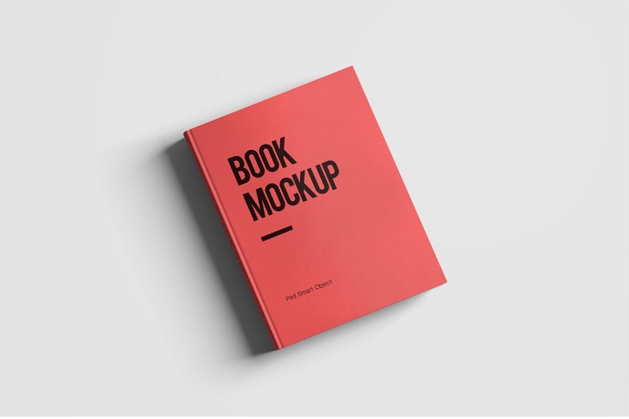 4 x PSD Book Mockup Multiple Angles - Mockup Hunt