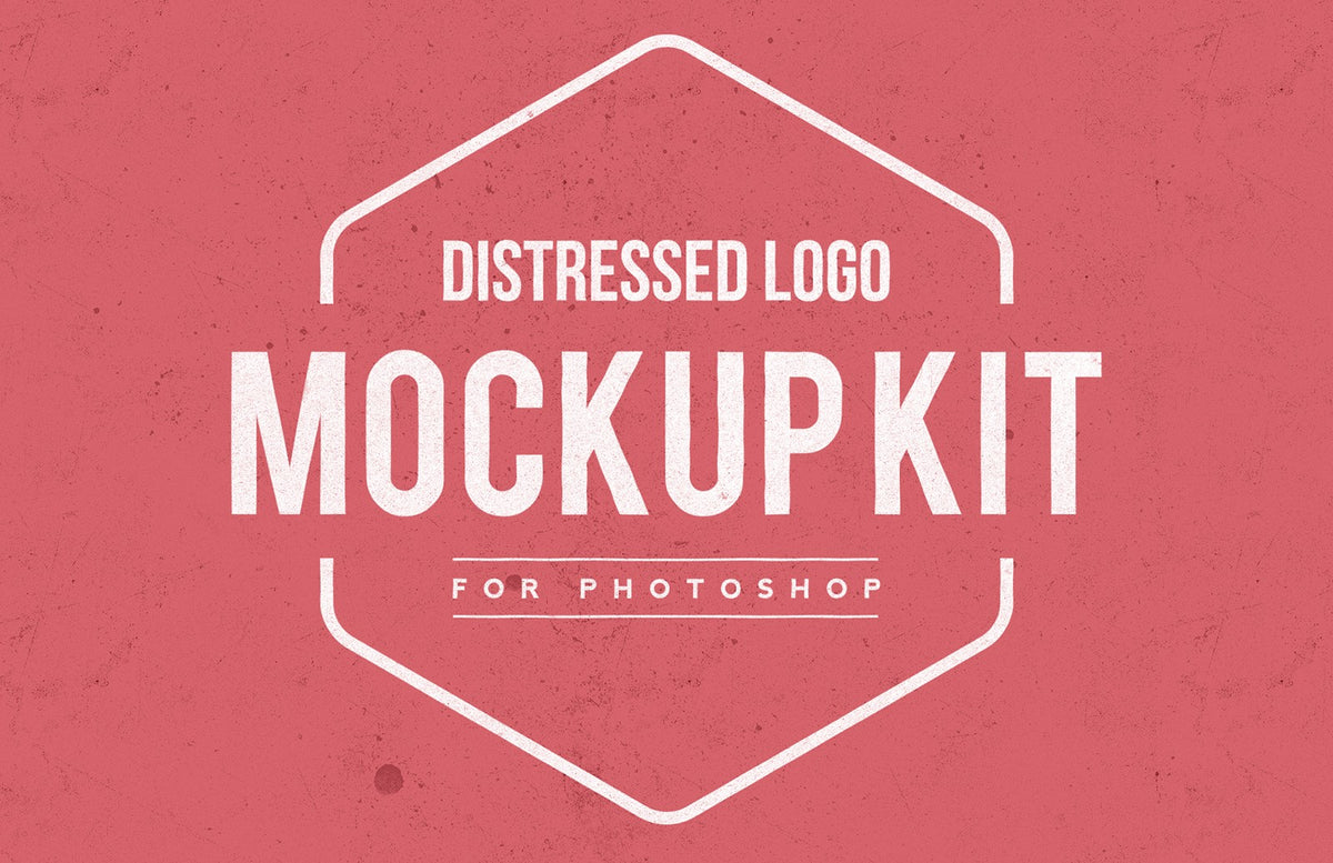 Distressed Logo Mockup Kit (Download) - Mockup Hunt