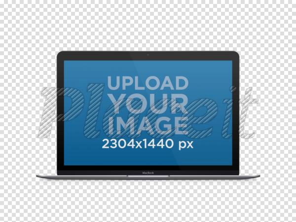 Laptop Mockup of a Macbook Air Over Transparent Background [Free to Pr ...