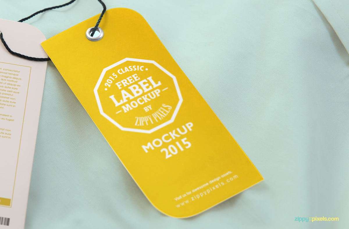 Clothing Label Mock Ups - Mockup Hunt