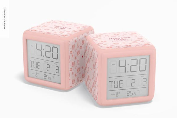Alarm Clocks For Kids Mockup Psd - Mockup Hunt