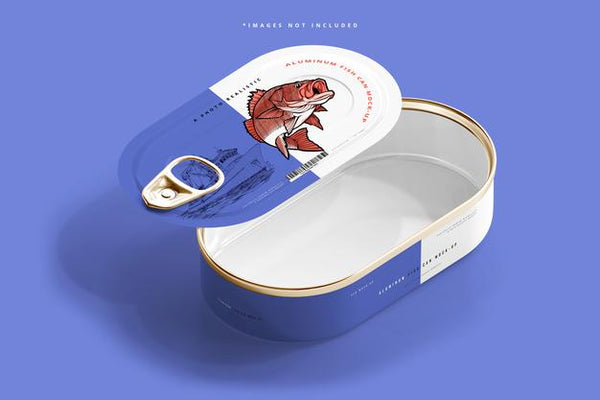Aluminum Fish Can Mockup Psd - Mockup Hunt