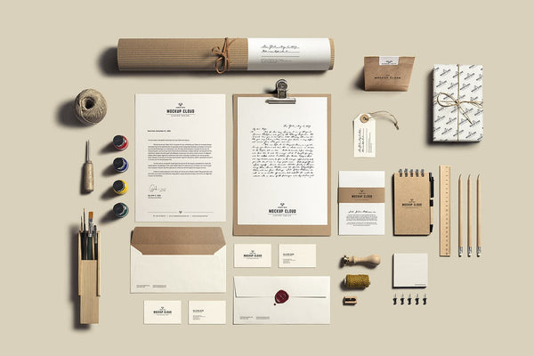 Art & Craft Branding Mockup - Mockup Hunt