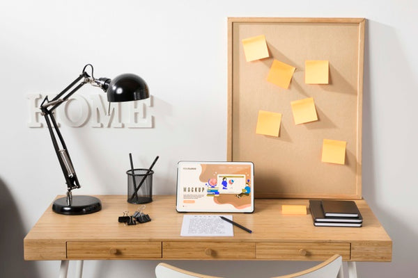 Beautiful Desk Concept Mock-Up Psd - Mockup Hunt