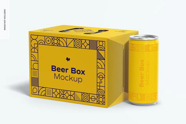 Free Beer Mockups | Free Psd Mockup Templates Tagged "box" - Mockup Hunt