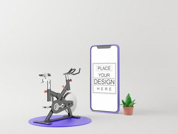 Free Screen Mockups | Free Psd Mockup Templates Tagged "gym" - Mockup Hunt