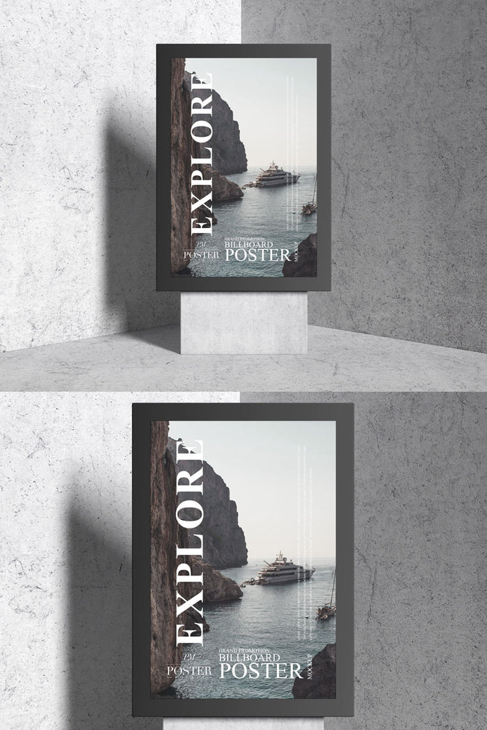 Free Poster Mockups | Free Psd Mockup Templates Tagged "showcase ...