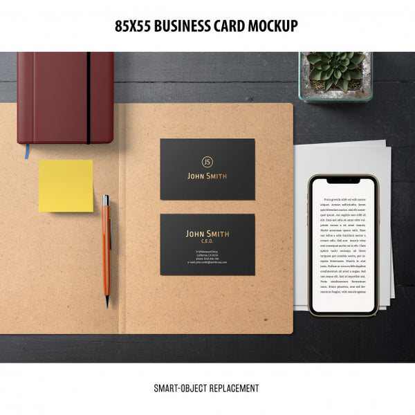 Business Card Mockup Psd - Mockup Hunt