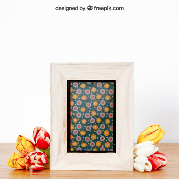 Close Up Mockup Of Frame Psd - Mockup Hunt