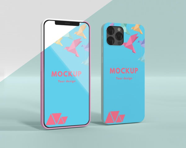 Creative Arrangement Of Phone Case Mock-Up Psd - Mockup Hunt