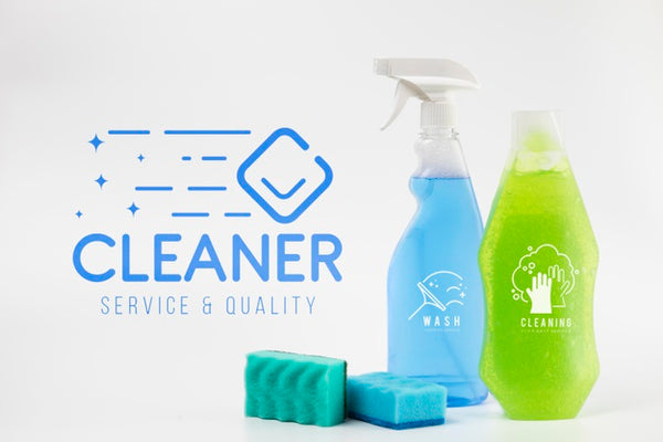 Detergent And Cleaning Spray Mock-Up Psd - Mockup Hunt