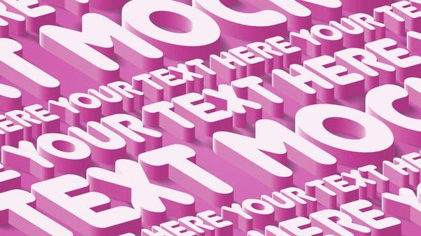 Diagonal 3D Text Effect Psd - Mockup Hunt