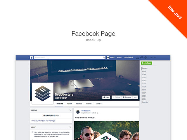 Free Facebook Mockups | Free Psd Mockup Templates - Mockup Hunt