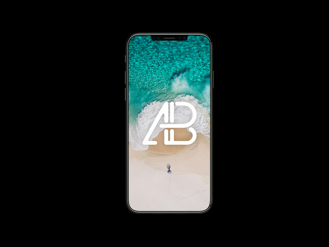 iPhone X Front View Mockup - Mockup Hunt