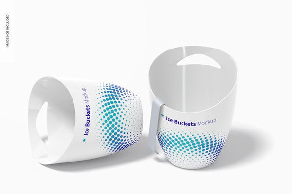 Ice Buckets Mockup Psd - Mockup Hunt