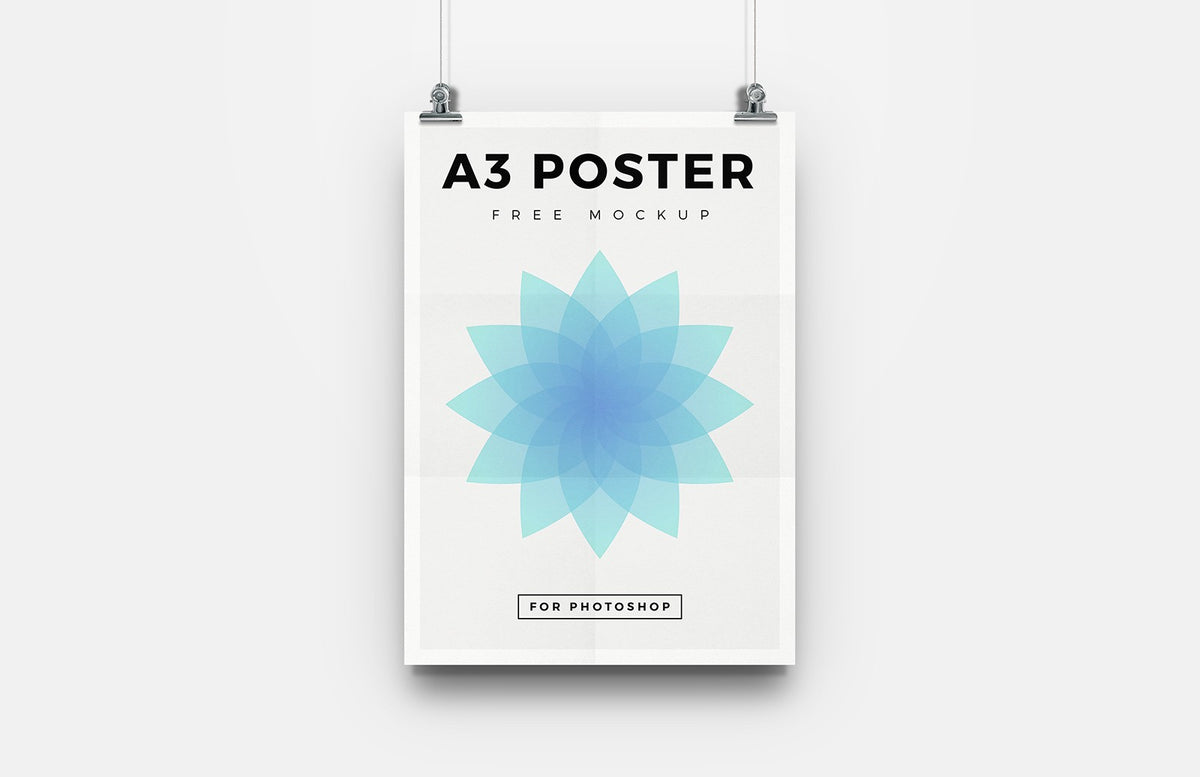 A3 Poster Mockup - Mockup Hunt
