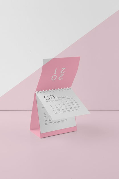 Minimalist Mock-Up Calendar Assortment Psd - Mockup Hunt
