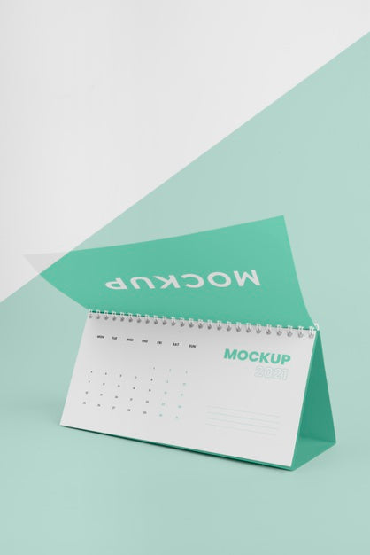 Minimalist Mock-Up Calendar Composition Psd - Mockup Hunt