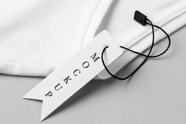 Mock-Up Of Clothing Label On White Fabric Psd - Mockup Hunt