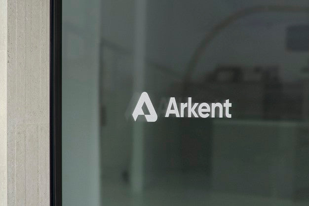 Modern Window Sign Logo Mockup Psd - Mockup Hunt