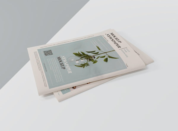 Horizontal Newspaper Ad Mockup Psd - Mockup Hunt