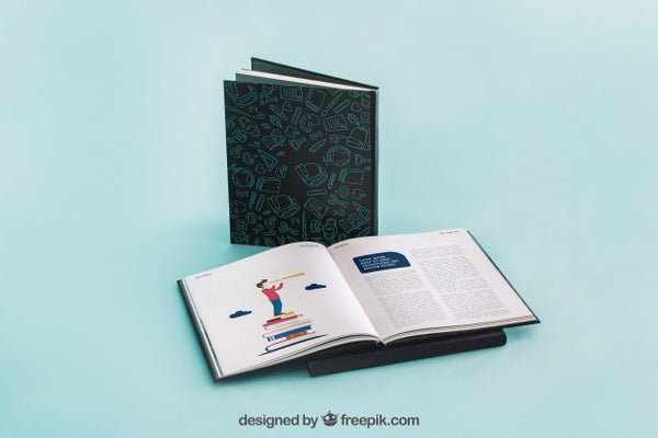 Open Book Cover Mockup Psd - Mockup Hunt