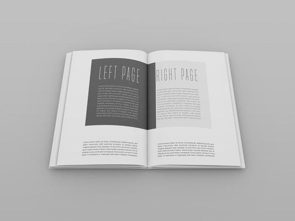 Open Book Mockup Psd - Mockup Hunt