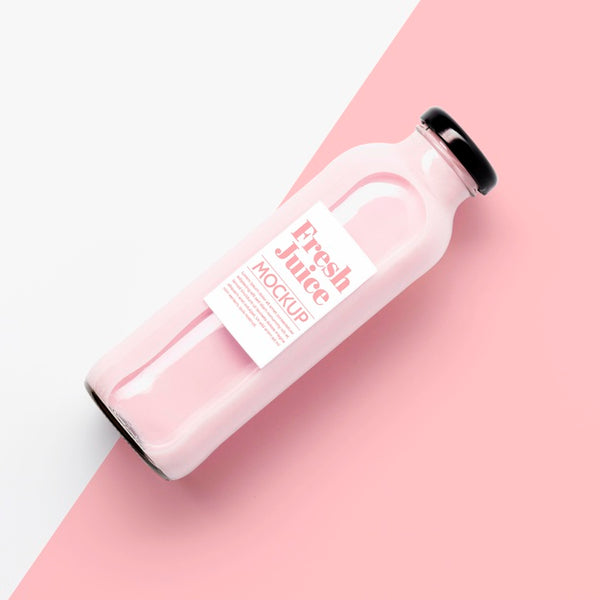 Organic Fruit Smoothie Drink Mock-Up Psd - Mockup Hunt
