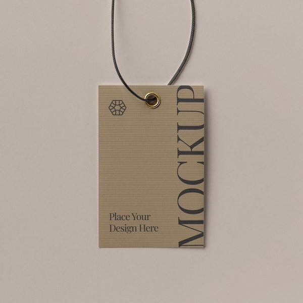 Paper Tag Design Mockup Psd - Mockup Hunt