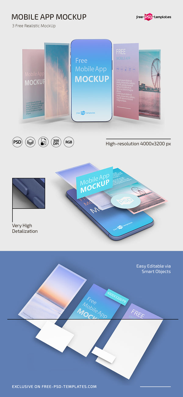 Free Mobile Mockups | Free Psd Mockup Templates Page 3 - Mockup Hunt