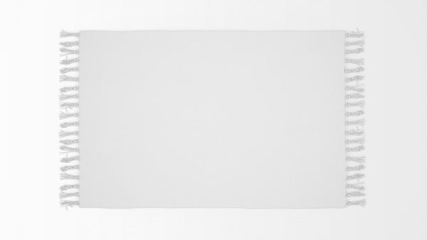 Realistic White Carpet On Top View Psd - Mockup Hunt