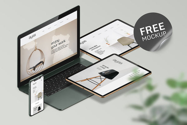 Free Screen Mockups | Free Psd Mockup Templates Tagged "responsive ...