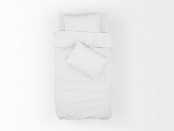 Single Bed Mockup Isolated On Top View Psd - Mockup Hunt