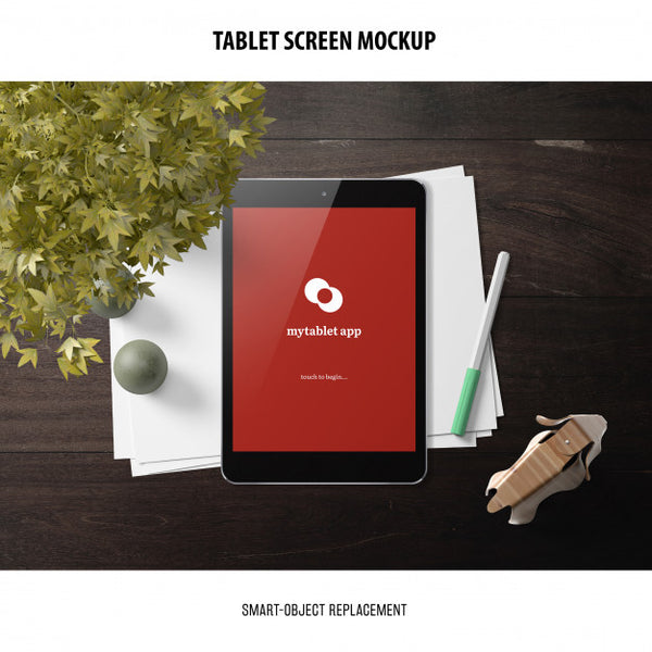 Tablet Screen Mockup Psd - Mockup Hunt