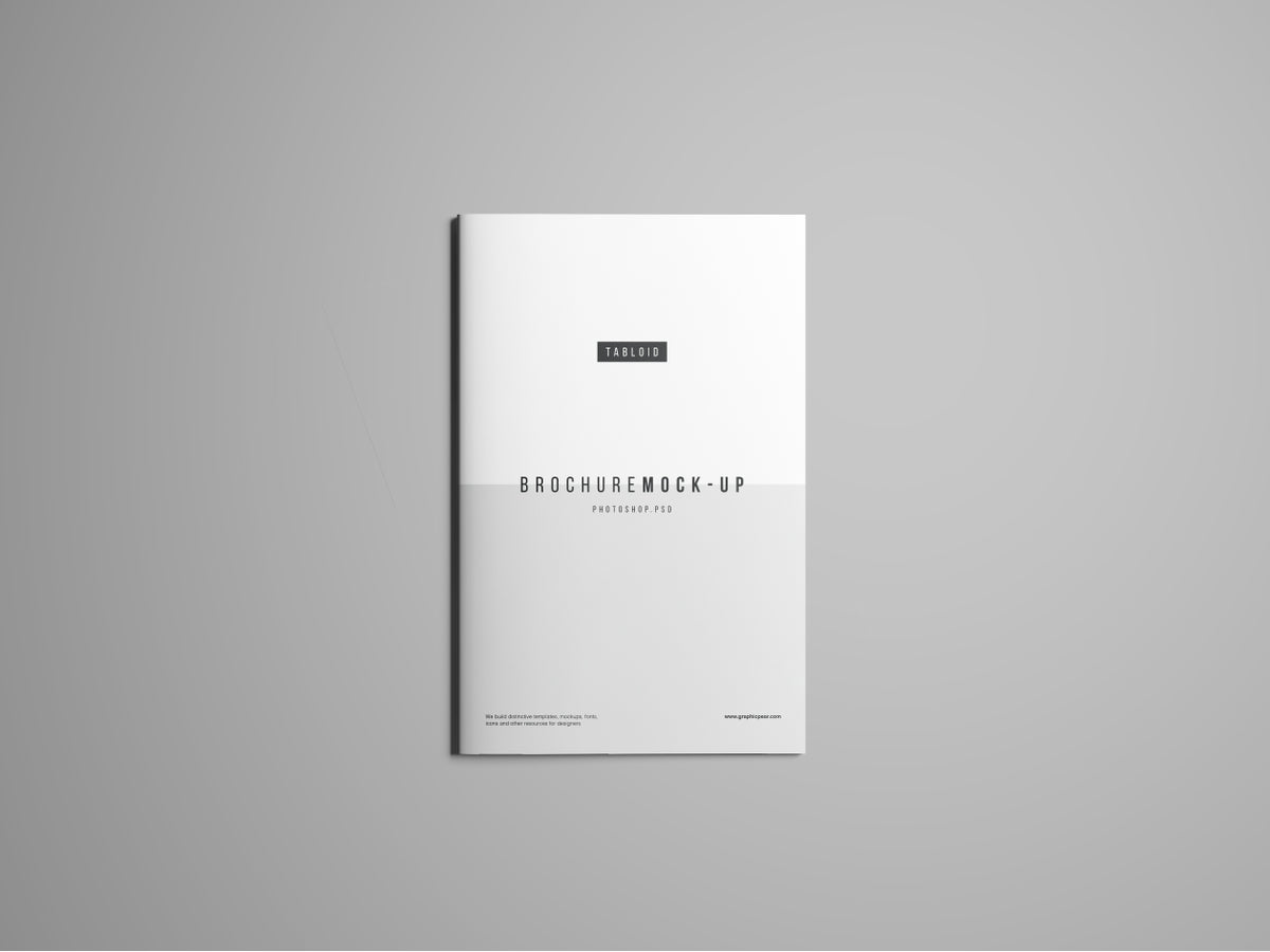 Tabloid Brochure Mockup - Mockup Hunt