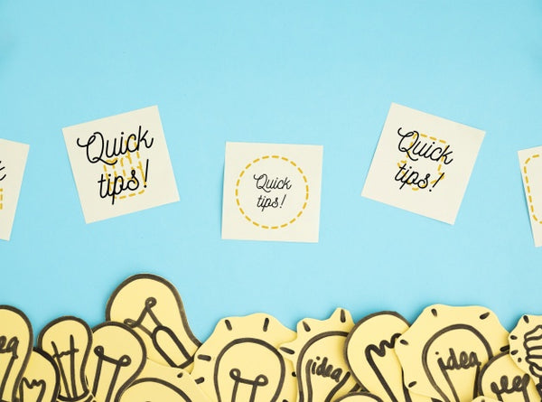 Tips Concept With Sticky Notes Psd - Mockup Hunt
