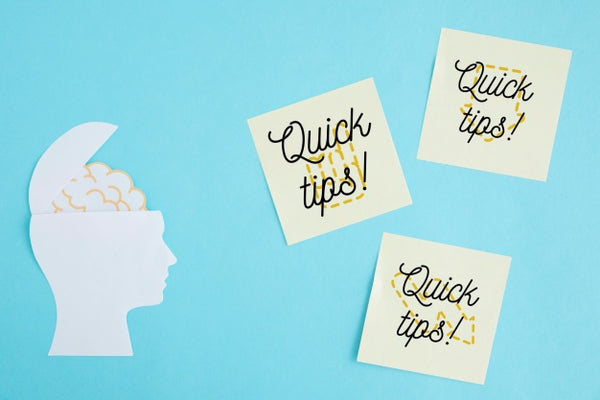 Tips Concept With Sticky Notes Psd - Mockup Hunt