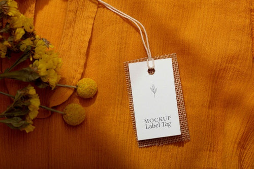 Fabric Label Mockup Template Psd - Mockup Hunt