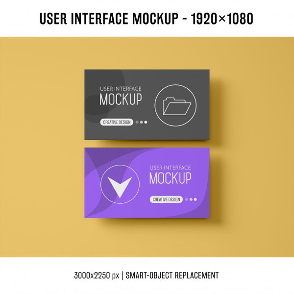 User Interface Mockup Psd - Mockup Hunt