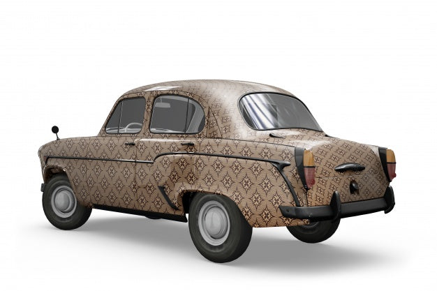 Vintage Car Mockup Psd - Mockup Hunt