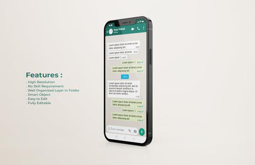 Free Mobile Mockups | Free Psd Mockup Templates Tagged "whatsapp ...
